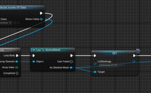 Editor Utility WidgetでLODの自動生成ツールを作る | TECH ART ONLINE